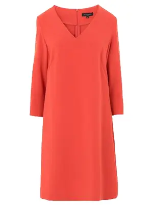 Antonelli Firenze ANTONELLI Mini Flared Dress Rust