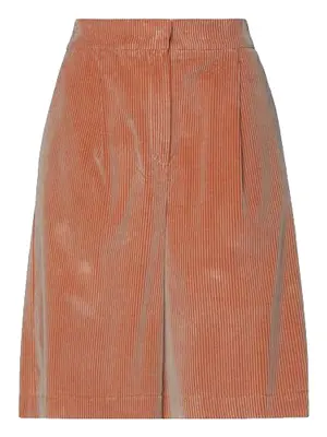 Beatrice B Corduroy Shorts - Orange