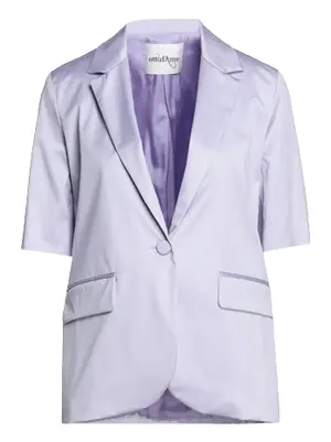 OTTOD'AME OTTOD'AME Blazer With Short Sleeves Lilac