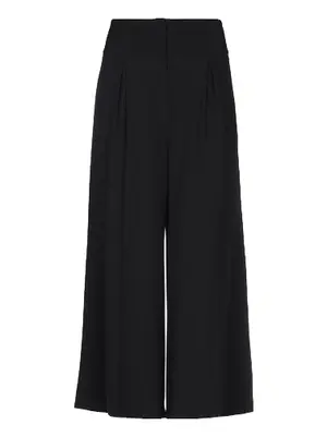 TWENTY EASY BY KAOS TWENTY EASY By KAOS Wide-Leg Pants Black