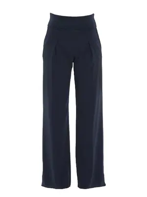 MANILA GRACE Wide-leg Pants - Blue