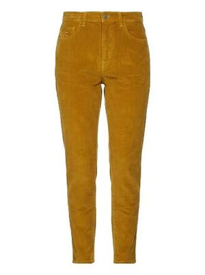 JACOB COHЁN Woman Pants Mustard Size 25 Cotton, Polyester Mustard