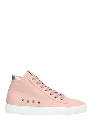 Paciotti CESARE PACIOTTI 4US Leather High-Top Sneakers Pink