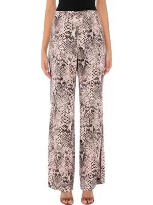 LIU •JO Wide Leg Pants - Beige