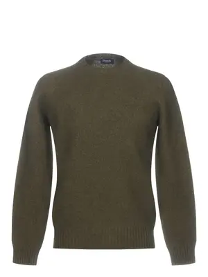 DRUMOHR DRUMOHR Lambswool Sweater Military Green