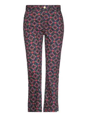 MANILA GRACE MANILA GRACE Tapered Cropped Pants Dark Blue