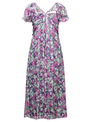 Pinko PINKO Maxi Flared Dress Purple