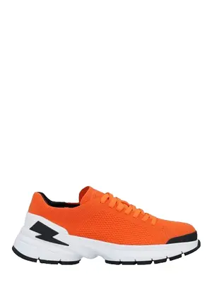 Neil Barrett Lace-Up Sneakers Orange