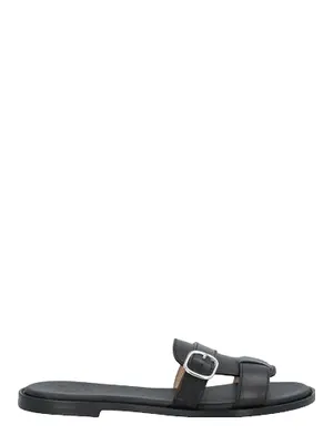 DOUCAL'S DOUCAL'S Leather Sandals Black