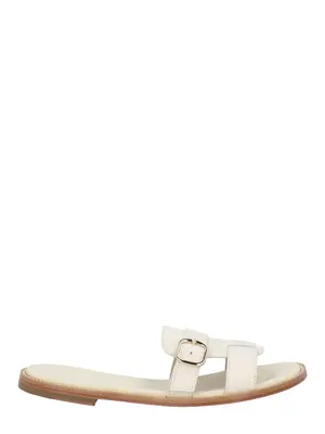 DOUCAL'S DOUCAL'S Leather Sandals Ivory