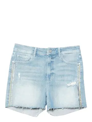 MANILA GRACE Denim Shorts - Blue