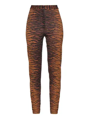Kenzo KENZO Tiger Print Slim Fit Pants Camel
