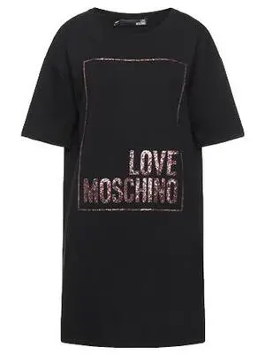 Moschino Mini T-shirt Dress - Black