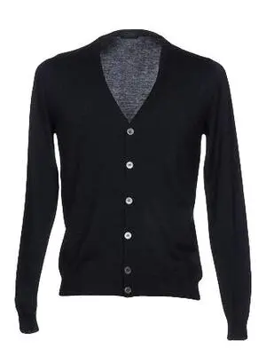 ZANONE Virgin Wool & Polyamide Cardigan - Blue