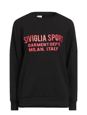 SIVIGLIA Printed Fleece Sweatshirt - Black