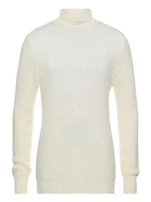 GRAN SASSO Turtleneck In Virgin Wool - Ivory