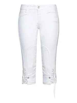 JACOB COHЁN Tapered Cropped Pants - White