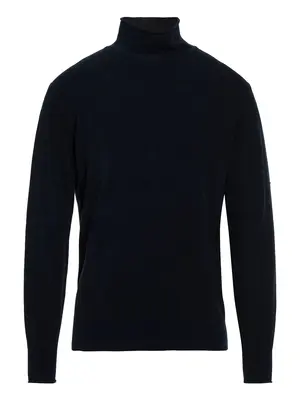 KANGRA Turtleneck In Merino Wool Blend Dark Blue