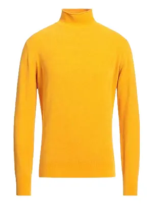 KANGRA Turtleneck In Merino Wool Blend Yellow