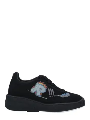 RUCOLINE Textile Fiber Sneakers - Black