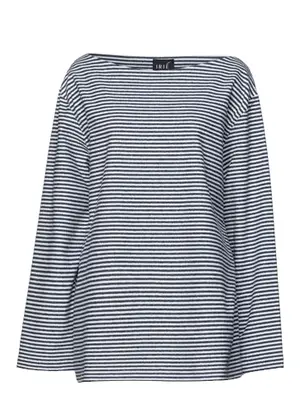 IRIÉ Striped Bouclé T-shirt - Blue