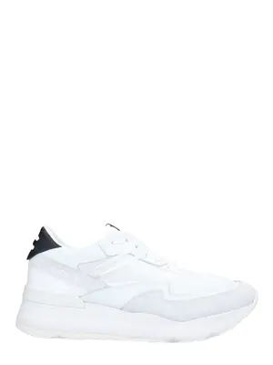 RUCOLINE Soft Leather And Textile Fiber Sneakers White
