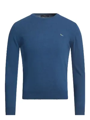 HARMONT & BLAINE Long Sleeve Knit Sweater Blue