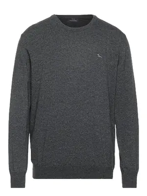 HARMONT & BLAINE Long Sleeve Knit Sweater Steel Grey