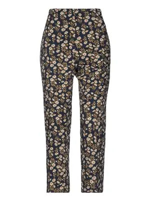 N°21 N°21 Floral-Print Tapered Viscose Pants Blue