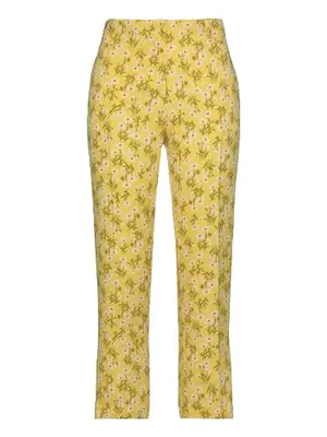 N°21 Floral Print Viscose Pants - Yellow