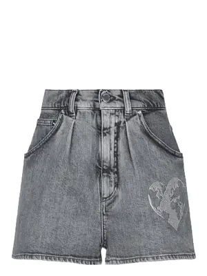 Alberta Ferretti Denim Shorts - Grey