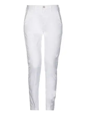 BARBA NAPOLI Slim-leg Chino Pants - White
