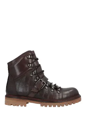 CALPIERRE CALPIERRE Ankle Combat Boots Brown