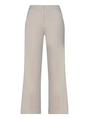 NORA BARTH Flared Twill Pants - Beige