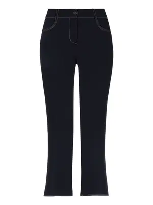 Alberto Biani ALBERTO BIANI Flared Cropped Trousers Dark Blue