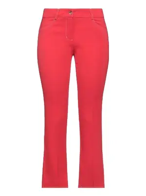 Alberto Biani ALBERTO BIANI Flared Cropped Trousers Red