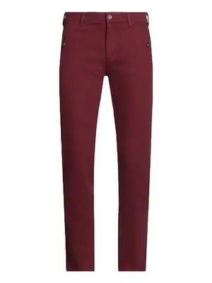 HARMONT & BLAINE Straight Leg Twill Pants - Red