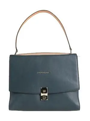 PIQUADRO Bovine Leather Shoulder Bag - Blue
