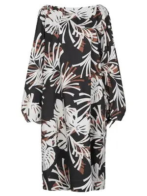ALPHA STUDIO ALPHA STUDIO Floral-Print Midi Dress
