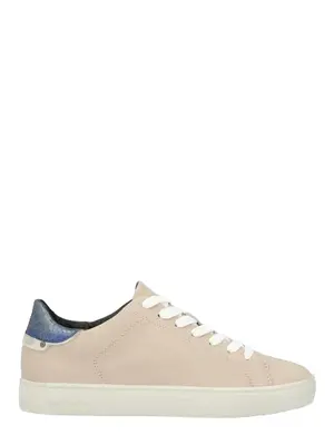 CRIME LONDON Leather Low-top Sneakers - Beige