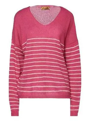 EBARRITO EBARRITO Striped V-Neck Sweater