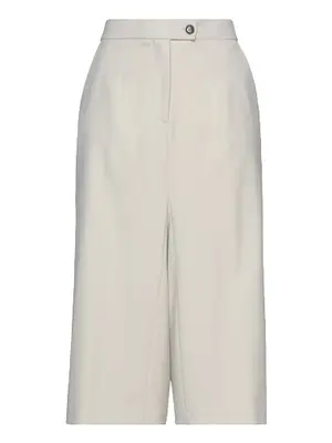 ATTIC AND BARN Crepe Culottes - Beige