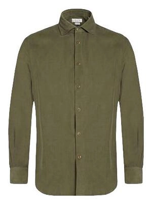 GLANSHIRT By Slowear Shirt Midnight Size Cotton - Green