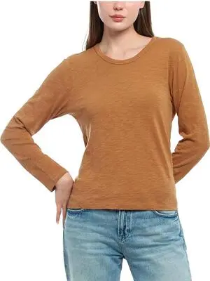 Wilt Long Sleeve Top - Medium Brown