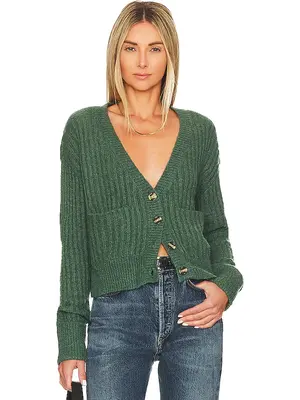 LOVERS AND FRIENDS Caroline Cardigan - Moss