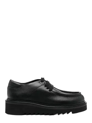 FERRAGAMO 50mm Chunky Lace-up Oxford Shoes - Black