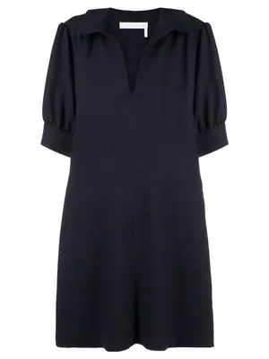 See By Chloé Short-sleeve Dress - Blue
