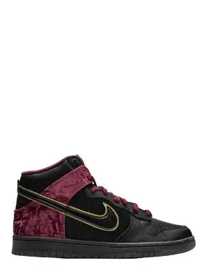 Nike Dunk High Premium SB "Bloody Sunday" Sneakers Black