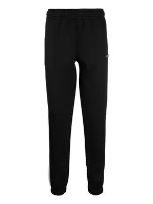 DIESEL® Logo-patch Tapered Track Pants - Black