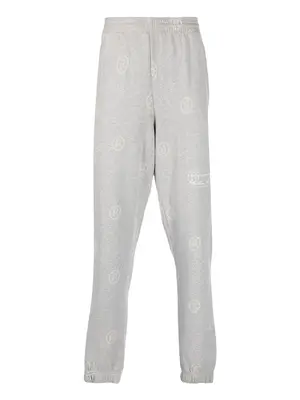 Martine Rose All-over Logo-print Track Pants - Grey